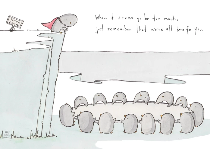 Penguin Courage – My Shit Show Life